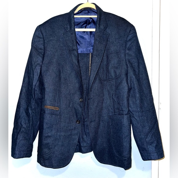 Report Collection | Suits & Blazers | Report Collection Polyester Navy ...